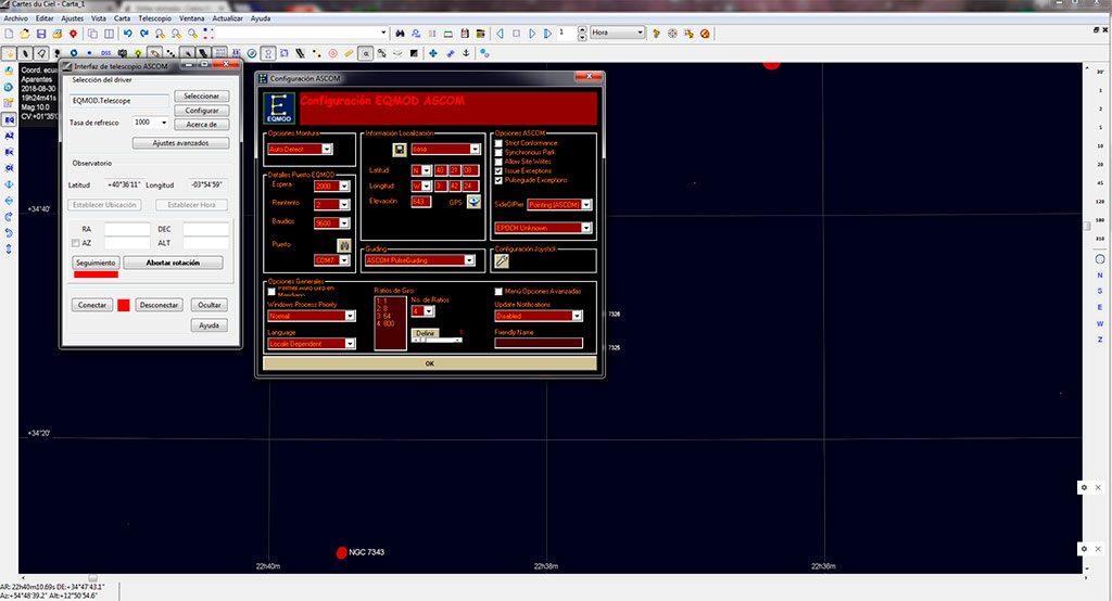 Cómo instalar y configurar EQMOD para la AZ-EQ6 PRO